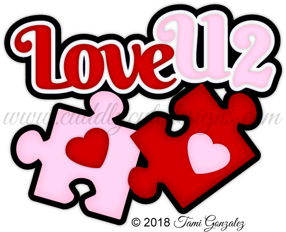 Download Love U 2 Pieces Title - Heart Clipart (#3598149) - PinClipart
