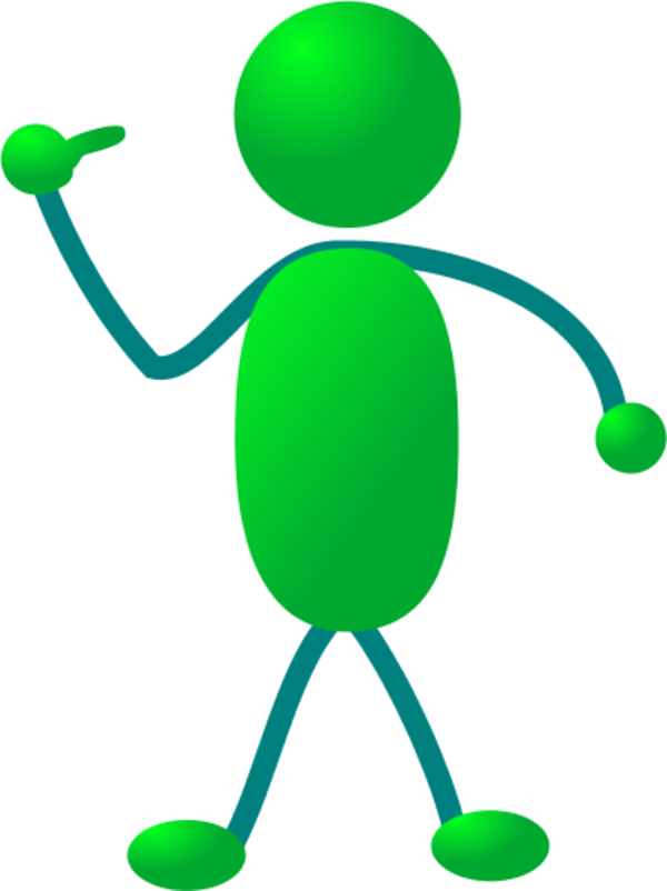 Stickman Pointing Finger To Himself - Stickman Clipart - Png Download ...
