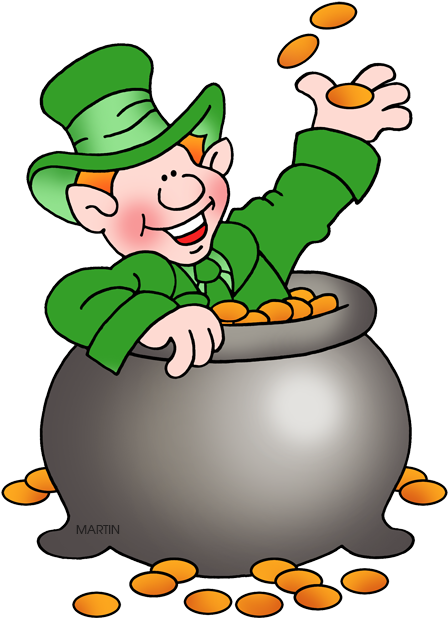 Leprechaun Gold - St Patrick's Day Clip Art - Png Download - Full Size ...