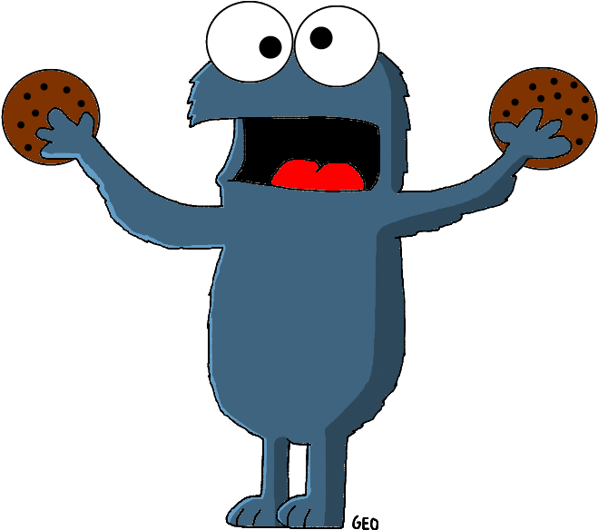 Cookie Monster Clipart Goanimate - Png Download - Full Size Clipart ...