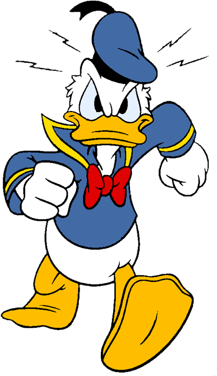 I Got Tagged By @pizzawolf20 To Come Up With Three - Donald Duck Angry ...