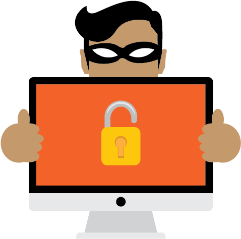 Websites Are Not Secure Enough - Website Security Clipart - Png ...