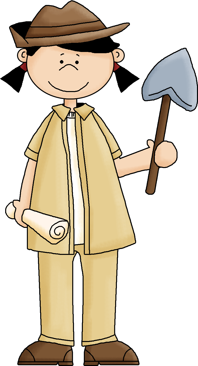 Archeology Girl Clipart - Tools Used By Paleontologist - Png Download ...