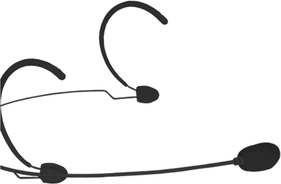 Headset Microphones Innovative Sound - Ear Microphone Png Clipart ...