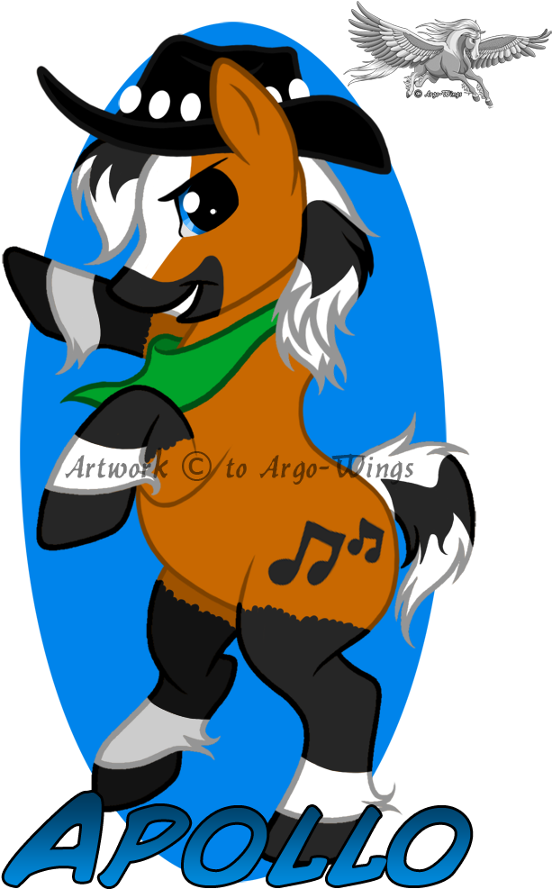 Apollo Mlp Badge Commission - Cartoon Clipart - Full Size Clipart ...
