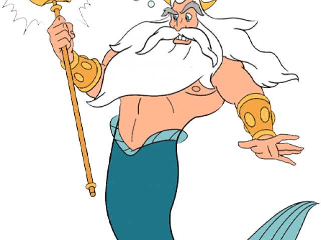 King Clipart Mermaid - Cartoon - Png Download - Full Size Clipart ...