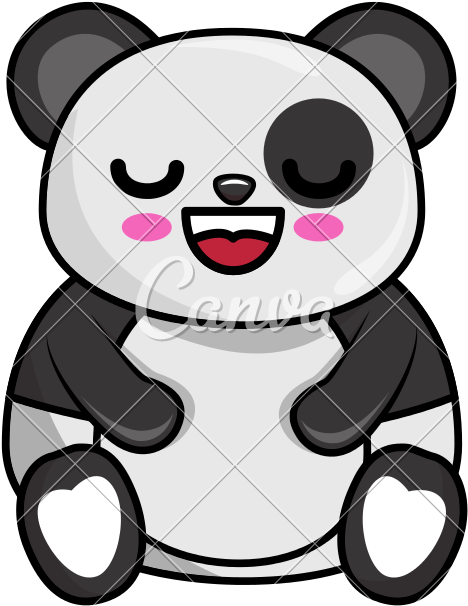 Drawn Bear Kawaii Panda Bear - Кольцо Детское Скочать С Пандами Clipart ...