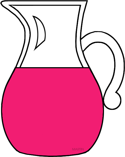 Pink Pitcher - Clip Art - Png Download - Full Size Clipart (#3619337 ...