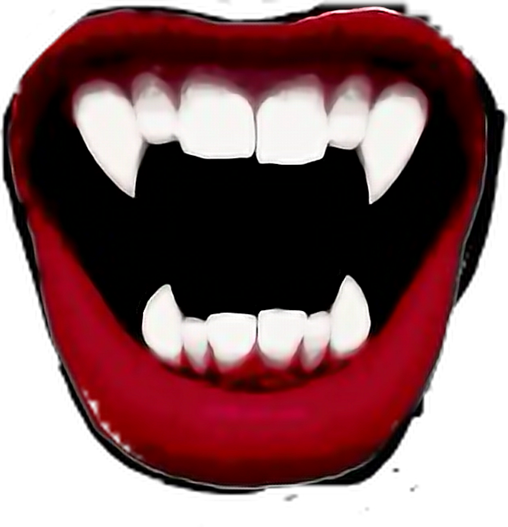 Download Fangs Sticker - Vampire Smile Clipart (#3620856) - PinClipart