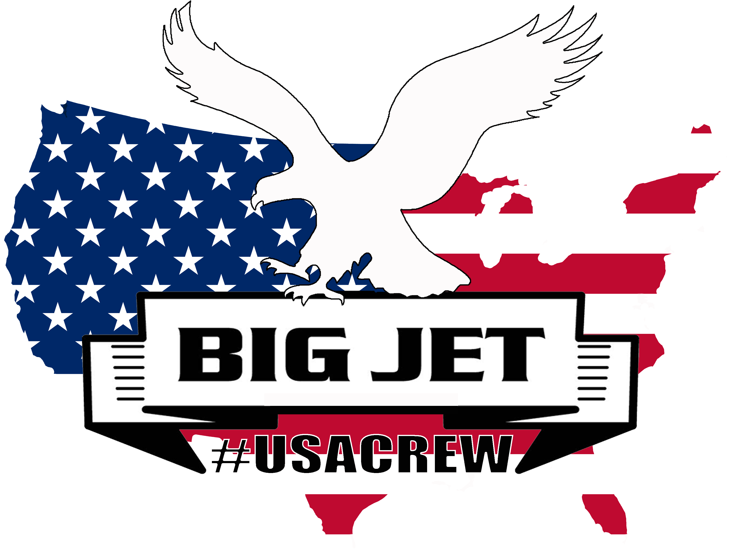 Usa Crew - North America Map Flag Clipart - Full Size Clipart (#3622571 ...