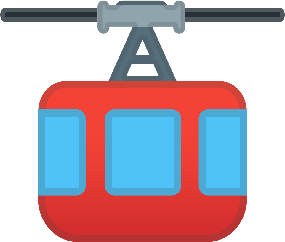 Aerial Tramway Icon - Gondel Emoji Clipart - Full Size Clipart ...