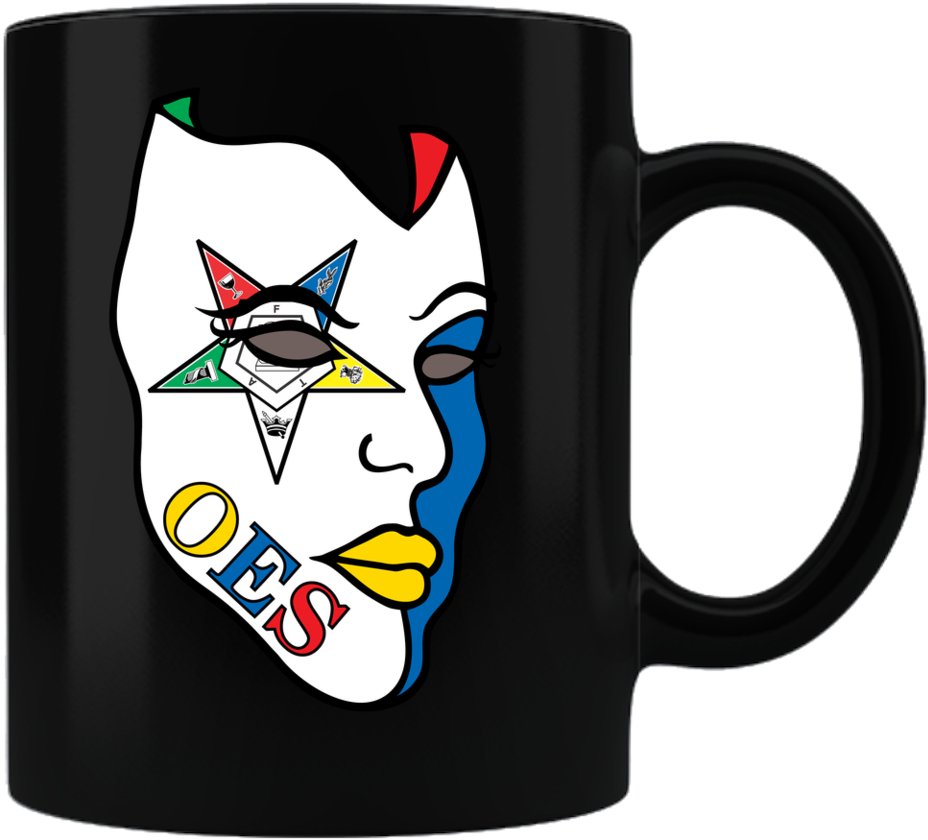 Oes Mask Coffee Mug - Mug Clipart - Full Size Clipart (#3625761 ...