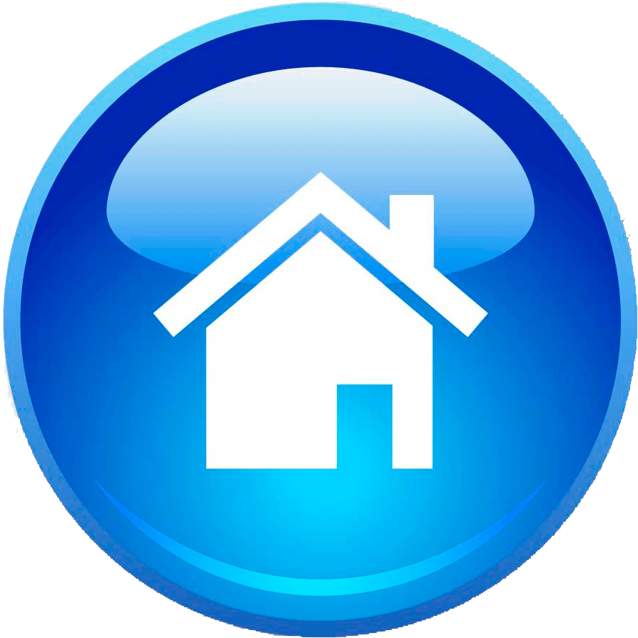 Blue Home Icon Png Clipart - Full Size Clipart (#3626151) - PinClipart