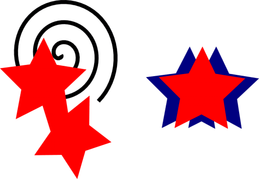Free Png Download Red And Blue Stars Png Images Background - Blue And ...