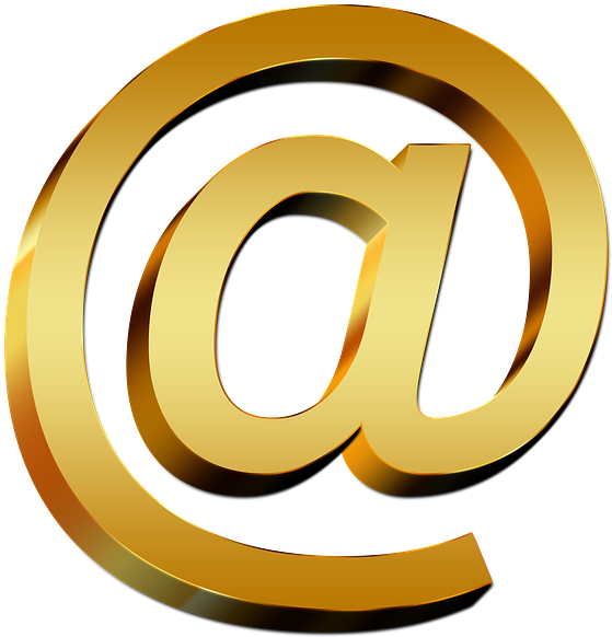 Download Email Logo Golden Png , Png Download - Gold Email Logo Png ...
