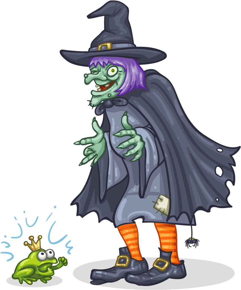 Cackling Witch - Cartoon Clipart - Full Size Clipart (#3633298 ...