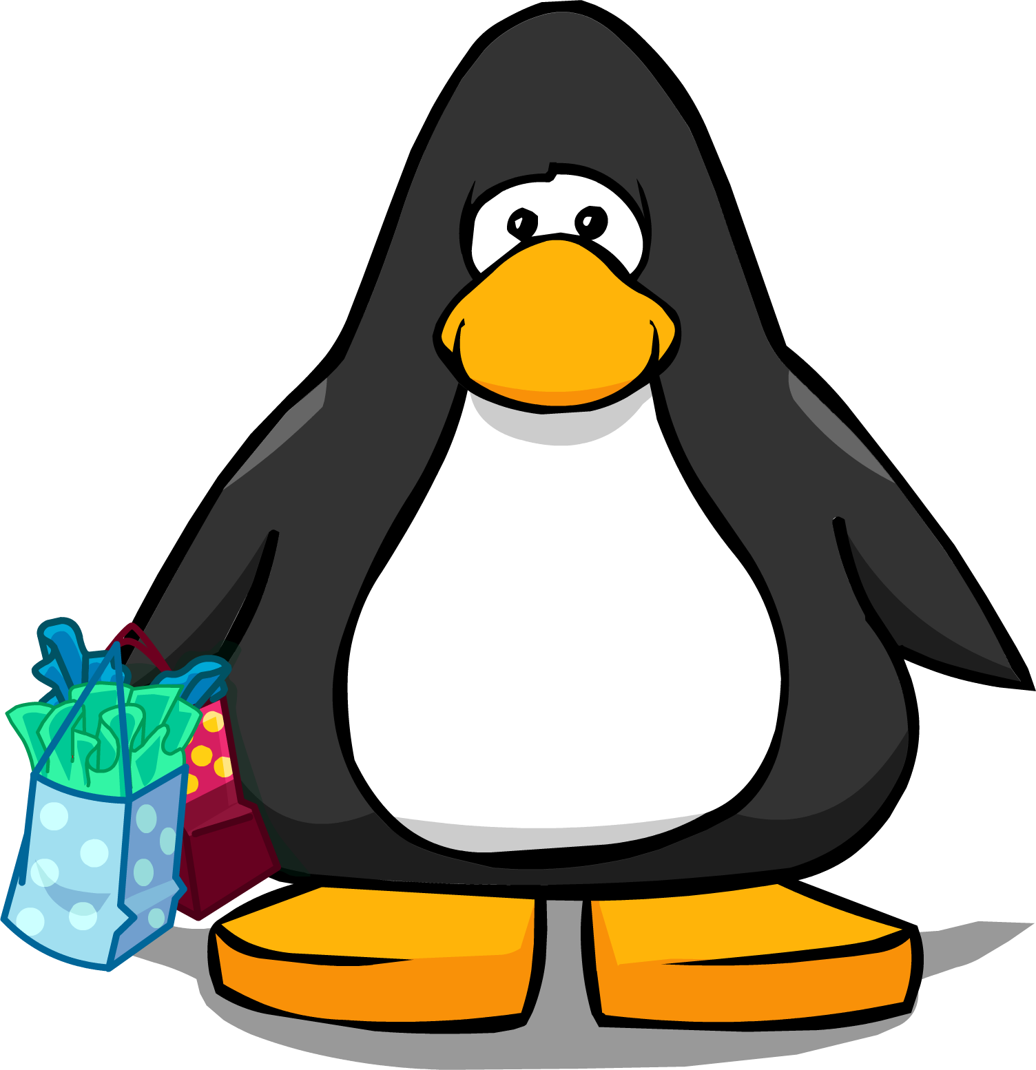 Shopping Clipart Penguin - Penguin From Club Penguin - Png Download ...