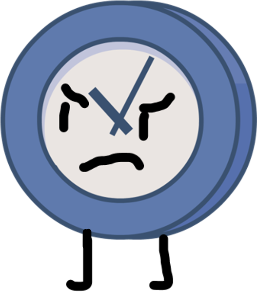Clock Png - Bfb Clock Clipart - Full Size Clipart (#3654899) - PinClipart