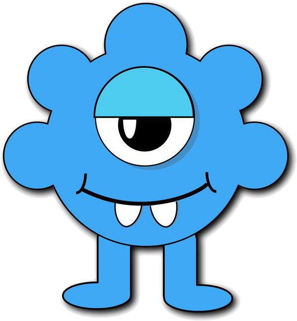 Blue Monster Png File - Monsters Clip Art Transparent Png - Full Size ...