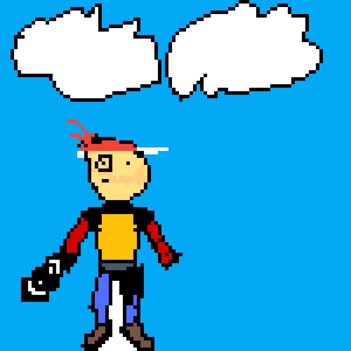 Pixel Ninja - Cartoon Clipart - Full Size Clipart (#3661646) - PinClipart