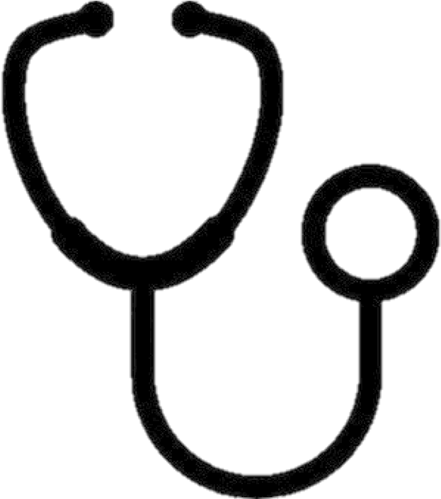 Logo Steth - Stethoscope Silhouette Png Clipart - Full Size Clipart ...