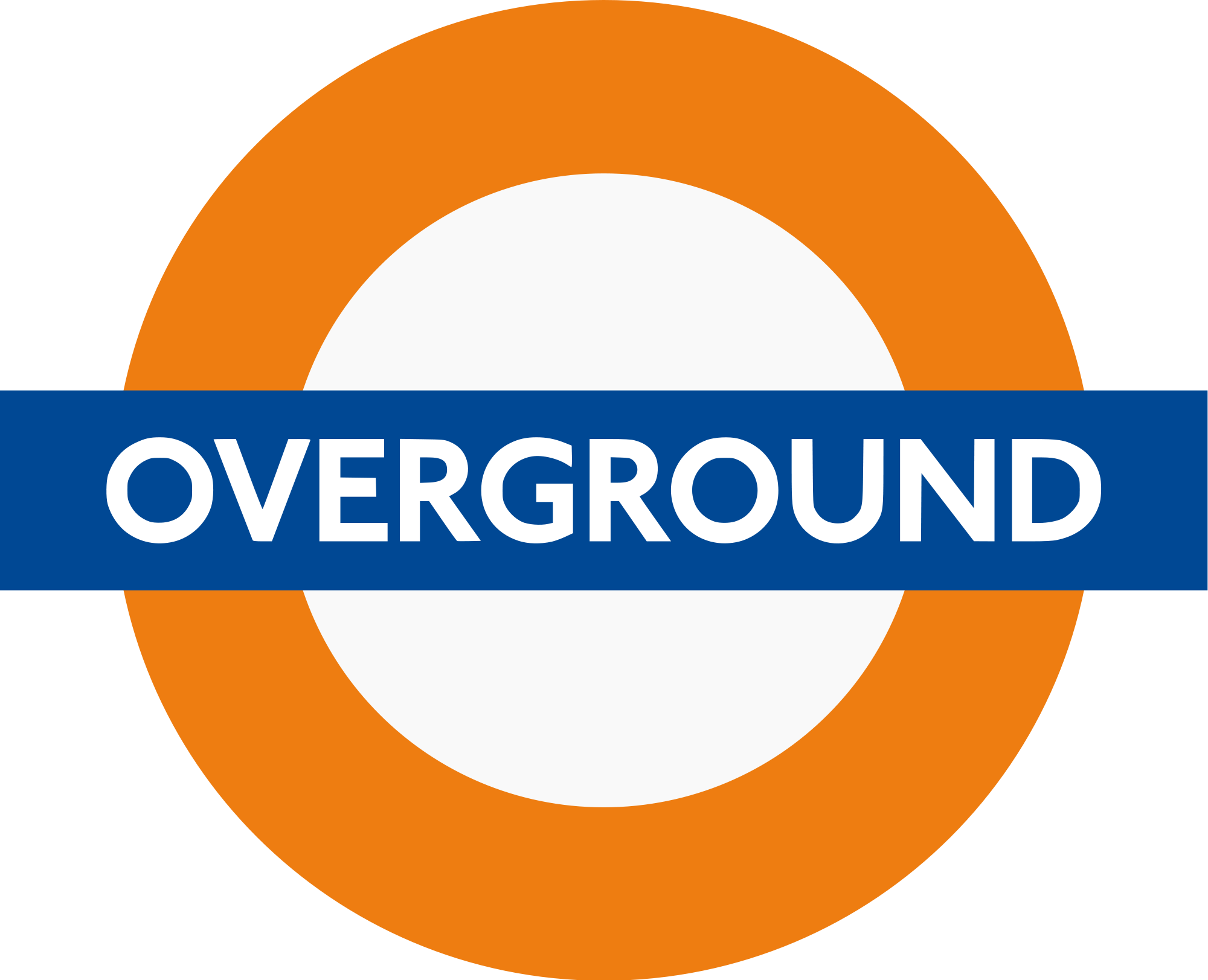 Overground Logo Png - London Overground Logo Clipart - Full Size ...