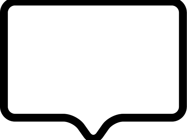 Message Clipart Black And White - Png Download - Full Size Clipart ...