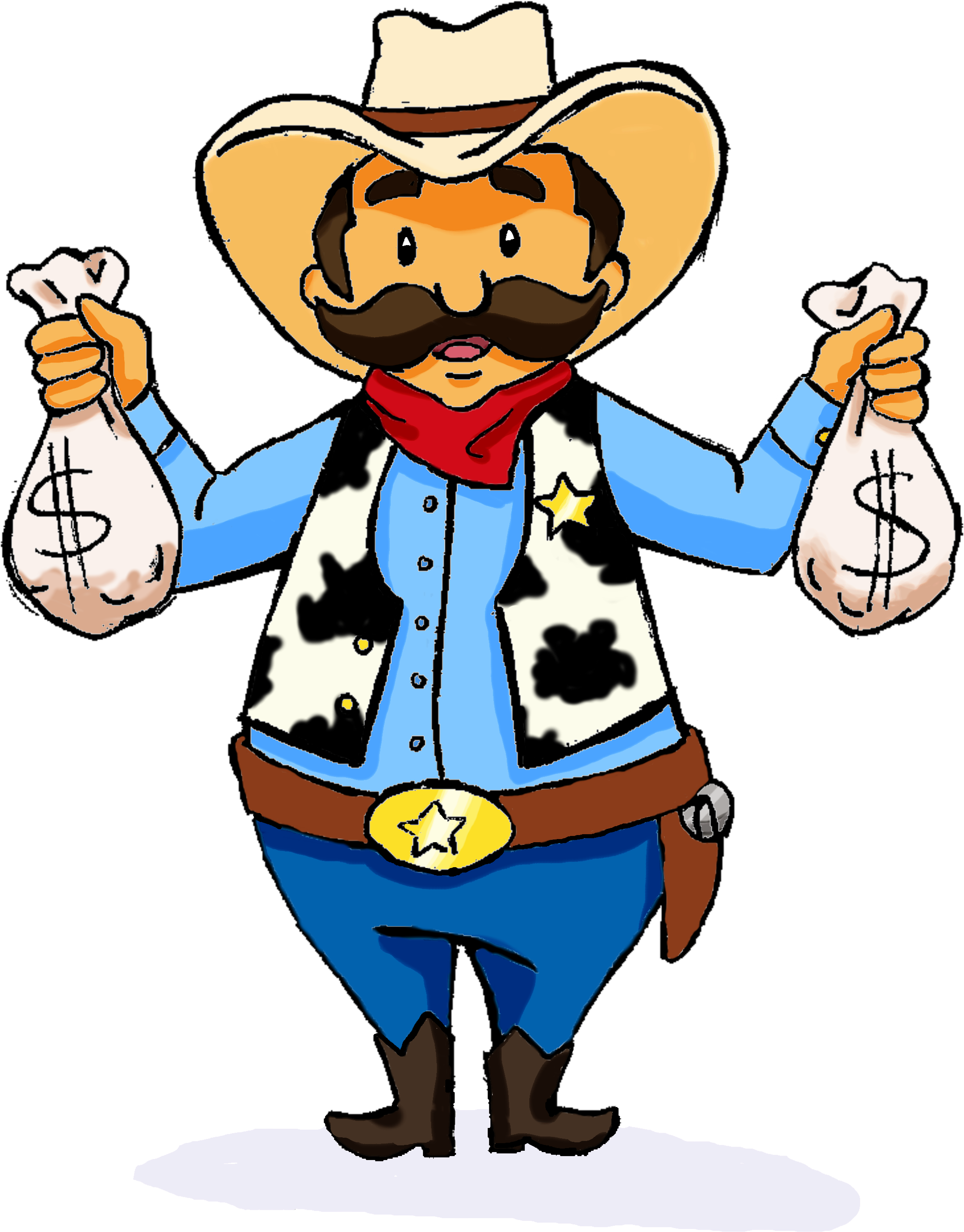 Cowboy Roundup Clipart - Png Download - Full Size Clipart (#3677280 ...