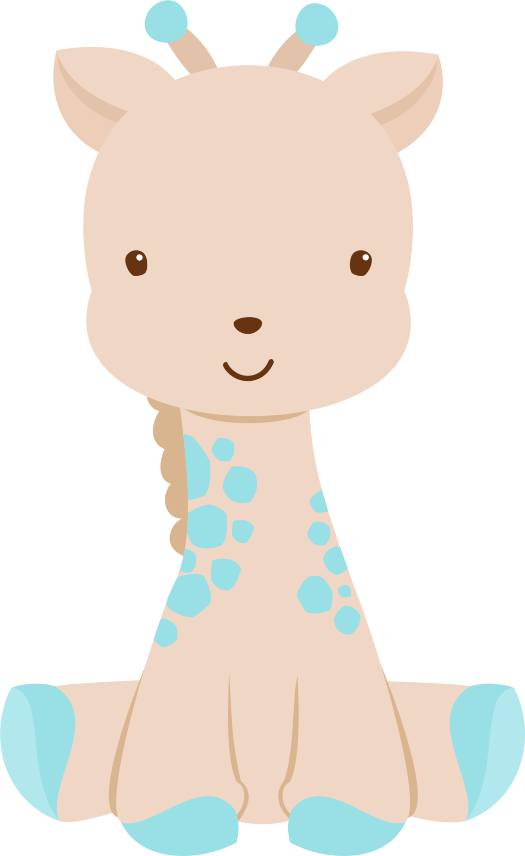 Baby Giraffe Clip Art Png - Cartoon Transparent Png - Full Size Clipart ...