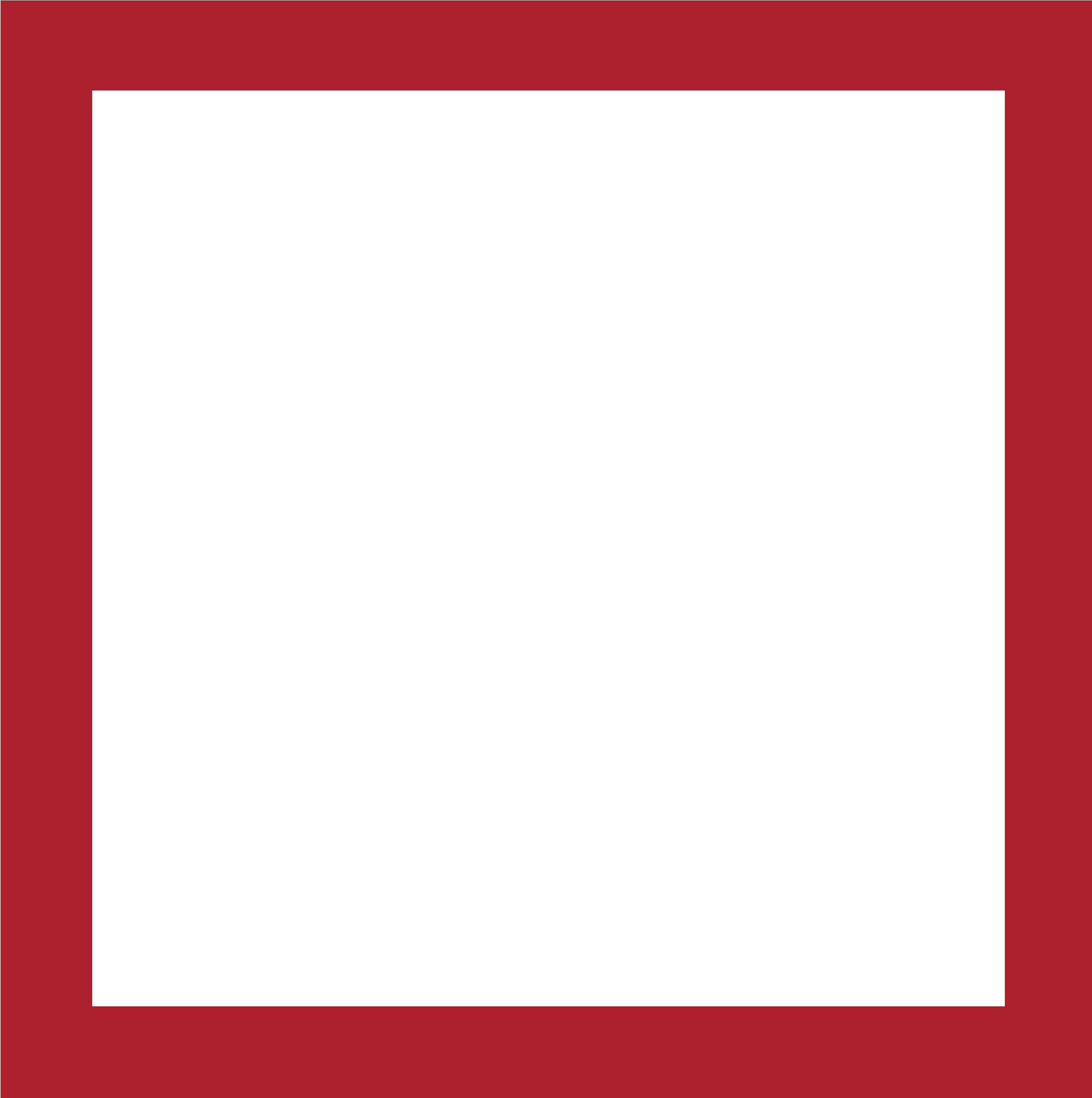 Dark Red Outline - Carmine Clipart - Full Size Clipart (#3682622 ...