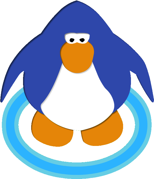 Club Penguin Blue Penguin Clipart - Full Size Clipart (#3683976 ...
