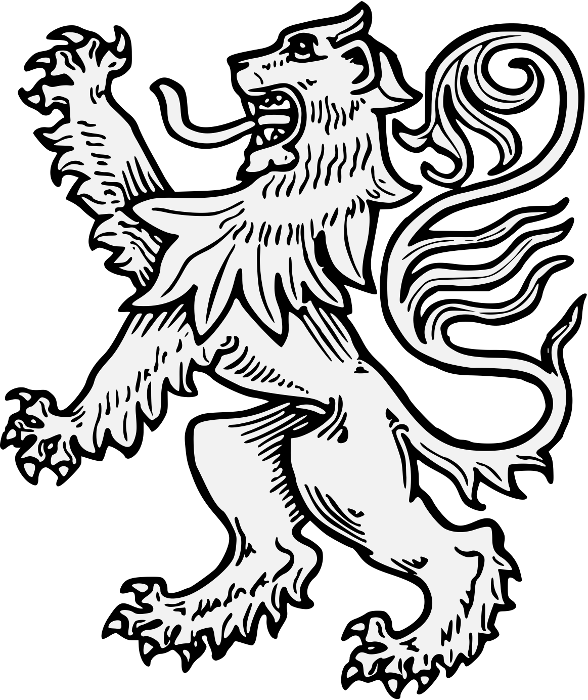 Drawing At Getdrawings Com Free For Personal Ⓒ - Lion Rampant Clipart ...