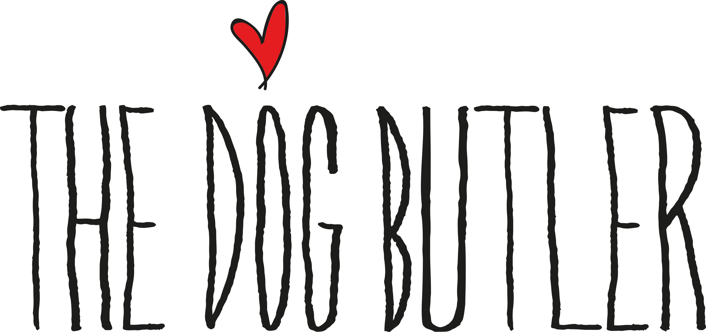 The Dog Butler - Calligraphy Clipart - Full Size Clipart (#3696451 ...