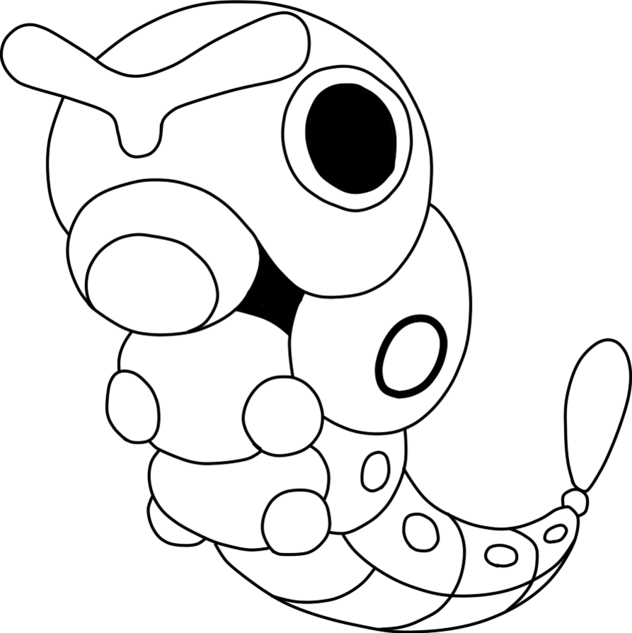 Caterpie Clipart - Full Size Clipart (#378100) - PinClipart