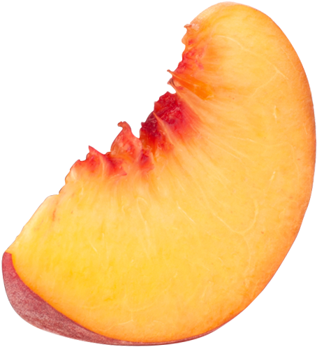 Download Sliced Peaches Png Image - Slice Peach White Background ...
