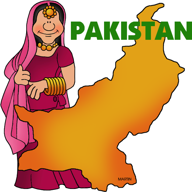 Pakistan Map Clipart - Full Size Clipart (#3707367) - PinClipart