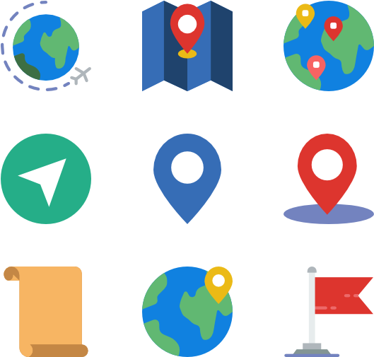 Locations - Vector Icon Start Png Clipart - Full Size Clipart (#3707875 ...