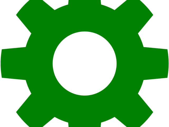 Green Clipart Gears - Widget Icon - Png Download - Full Size Clipart ...