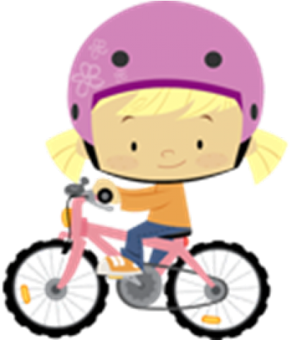 Cycling Clipart Bike Safety - Cartoon - Png Download - Full Size ...
