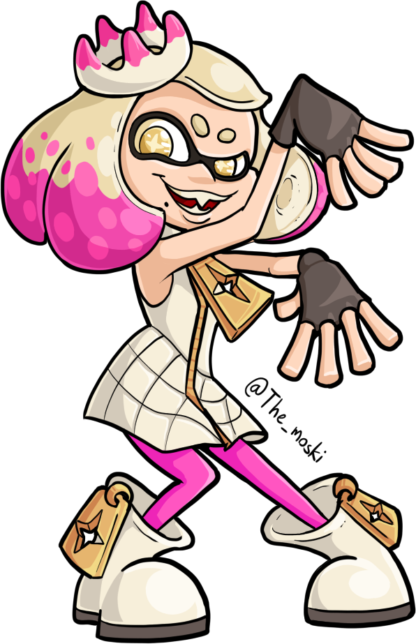 I Included Pearl From Splatoon 2 In My Banner Since - Cartoon Clipart ...