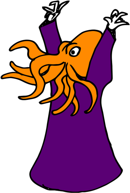 Octoman Clipart - Full Size Clipart (#3723593) - PinClipart