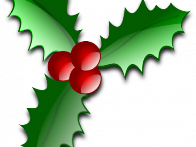 Holley Clipart Page Divider - Christmas Holly Clipart Png Transparent ...