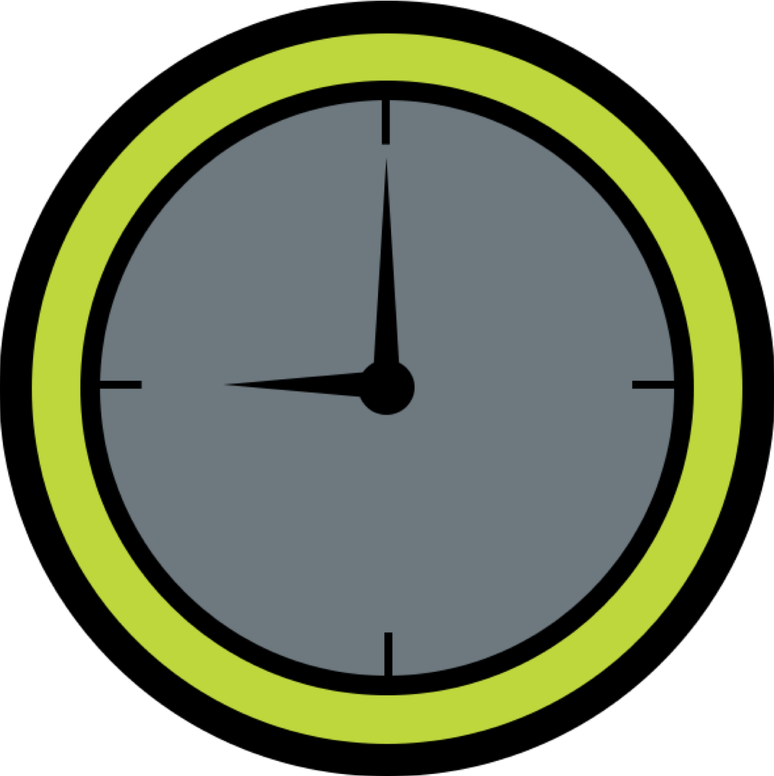 See How You Drive Through A Personal Online Driver - Wall Clock Clipart ...