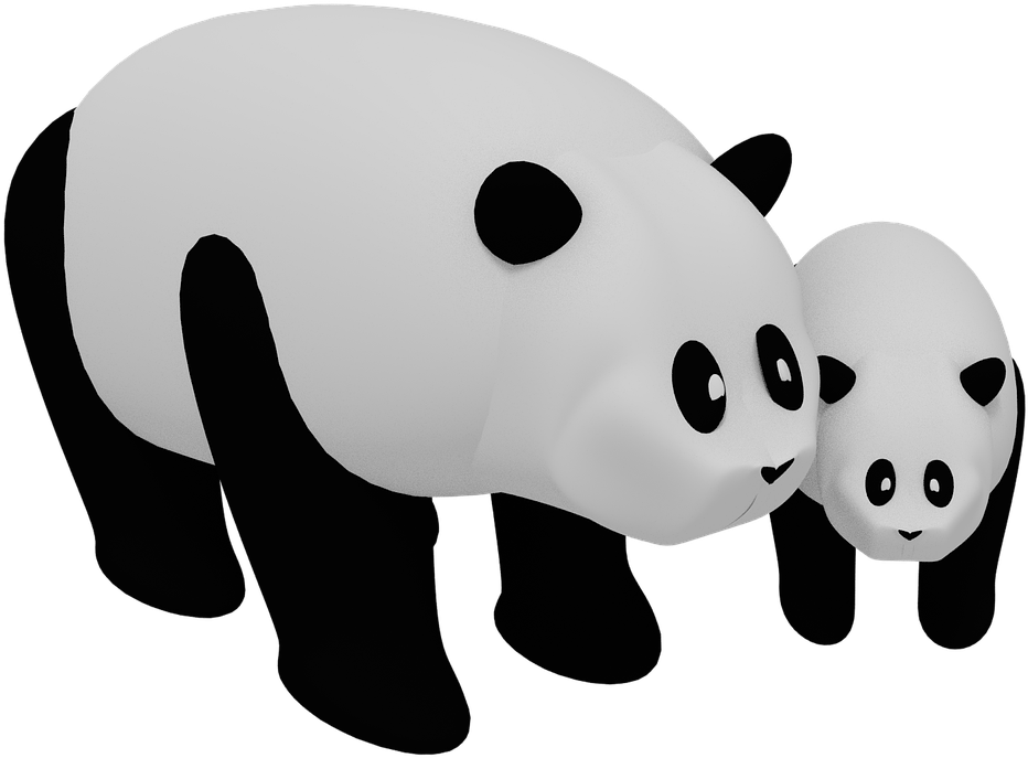 Panda Pandas Transparent - Giant Panda Clipart - Full Size Clipart ...