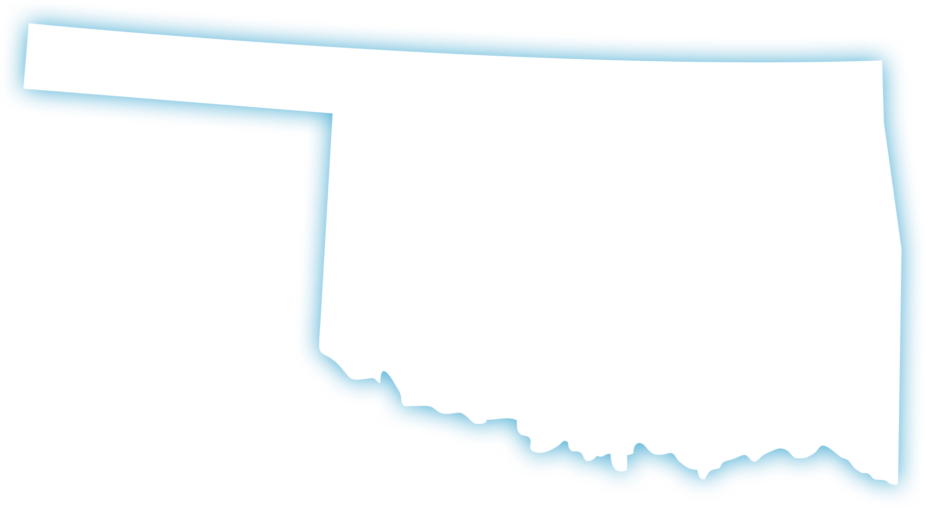 Download Clean-map - White Oklahoma Png Map Transparent Clipart ...