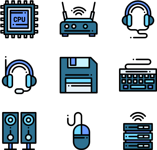 Computer Components - 電腦 零件 Clipart - Full Size Clipart (#3741106 ...