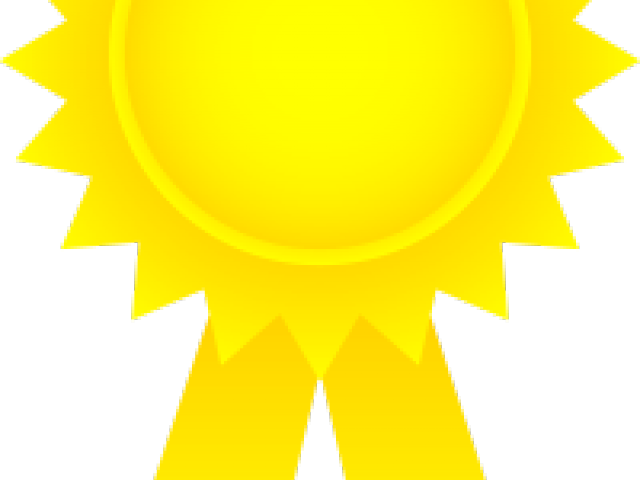 Award Clipart Yellow Ribbon - Clip Art - Png Download - Full Size ...