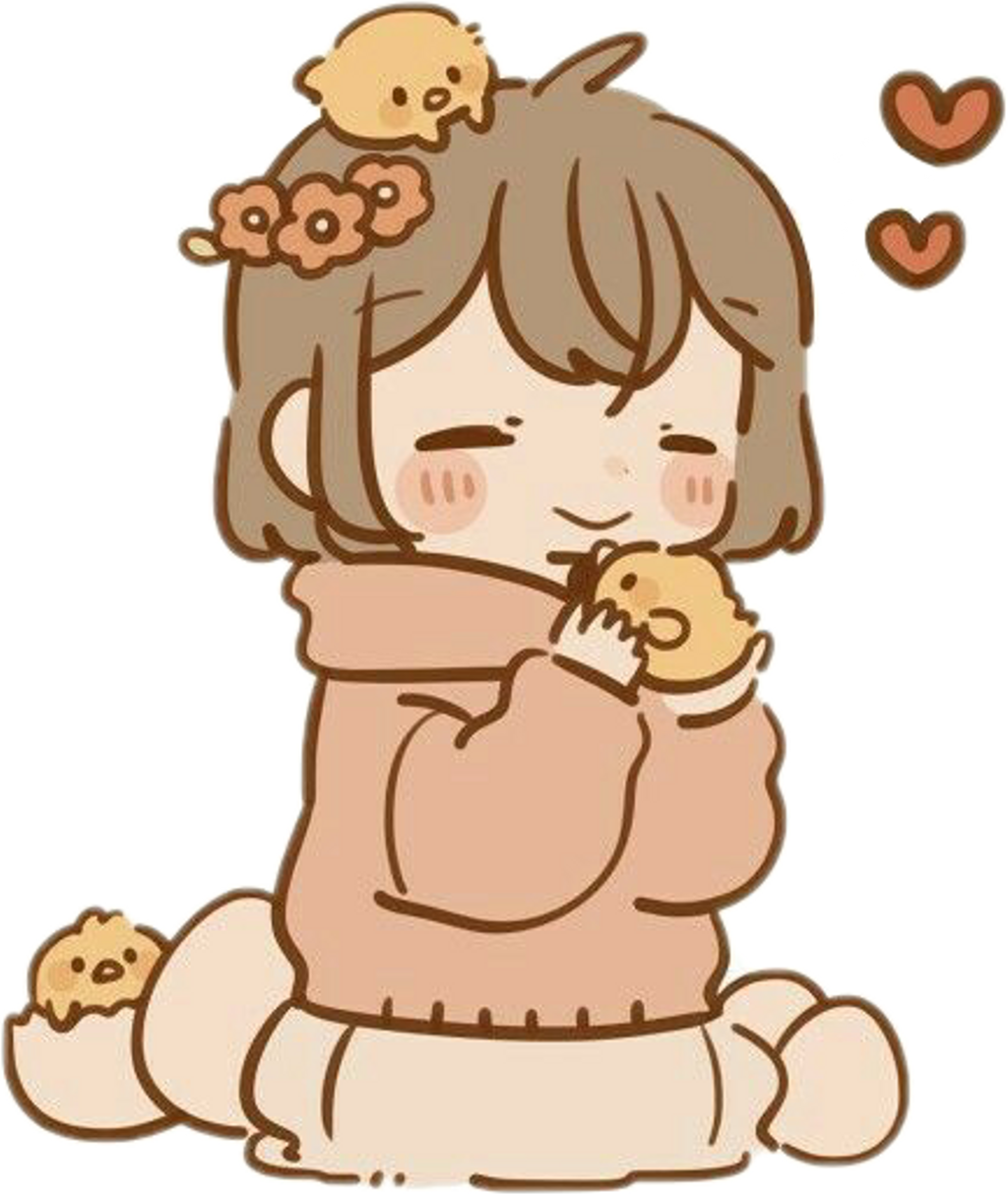 Cute Sticker - Cartoon Clipart - Full Size Clipart (#3756708) - PinClipart