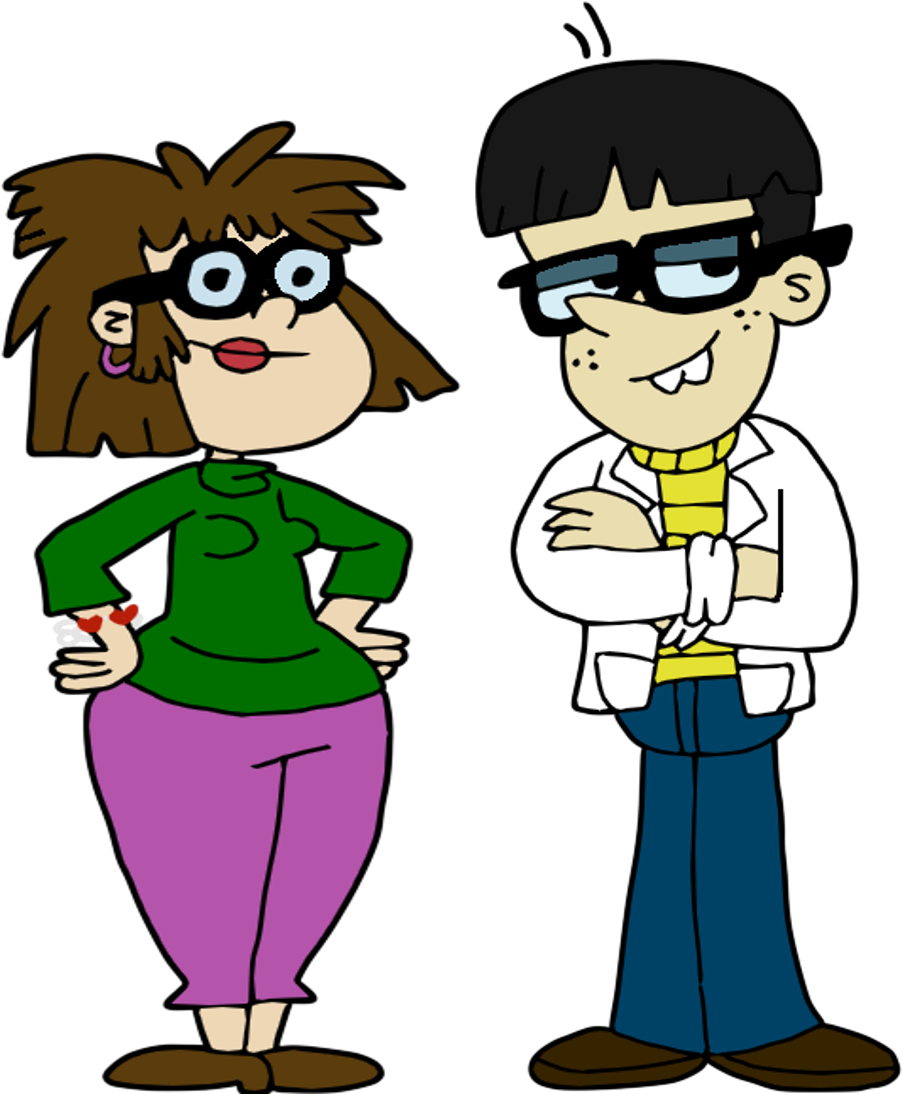 Lisa And David - Cartoon Clipart - Full Size Clipart (#3757646 ...