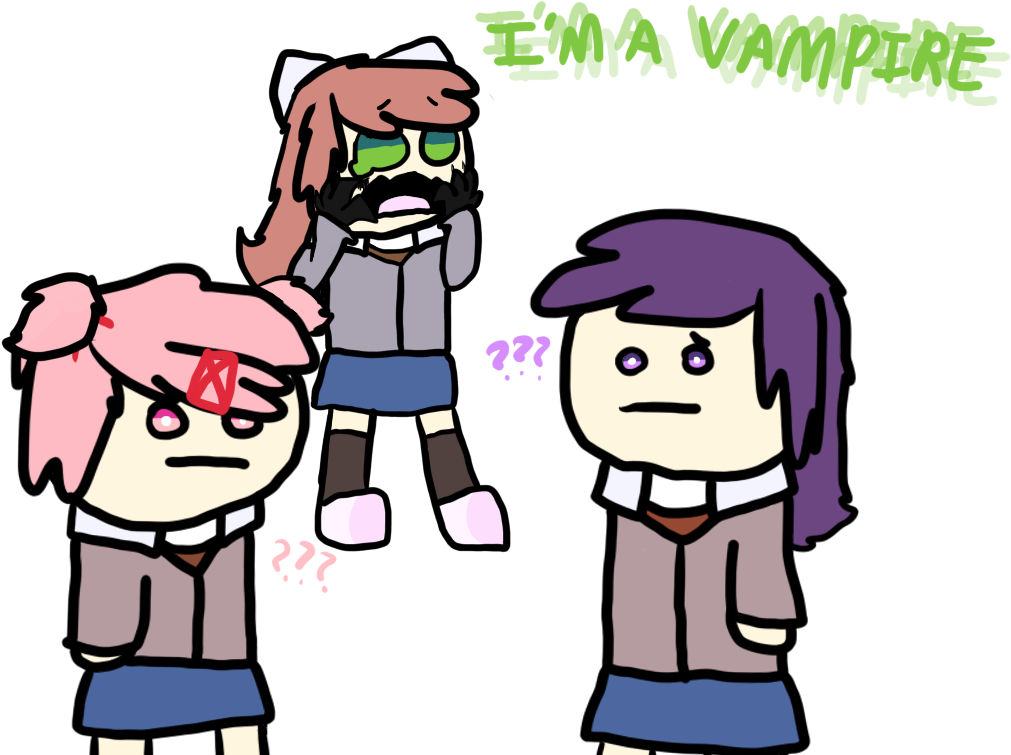 Ddlc - Cartoon Clipart - Full Size Clipart (#3759862) - PinClipart